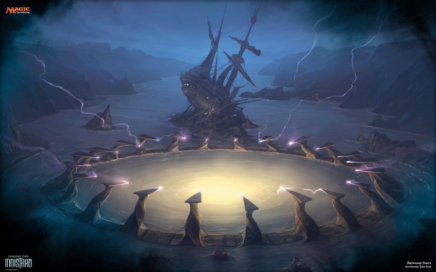 MTGNexus - Drownyard Temple Art by John Avon