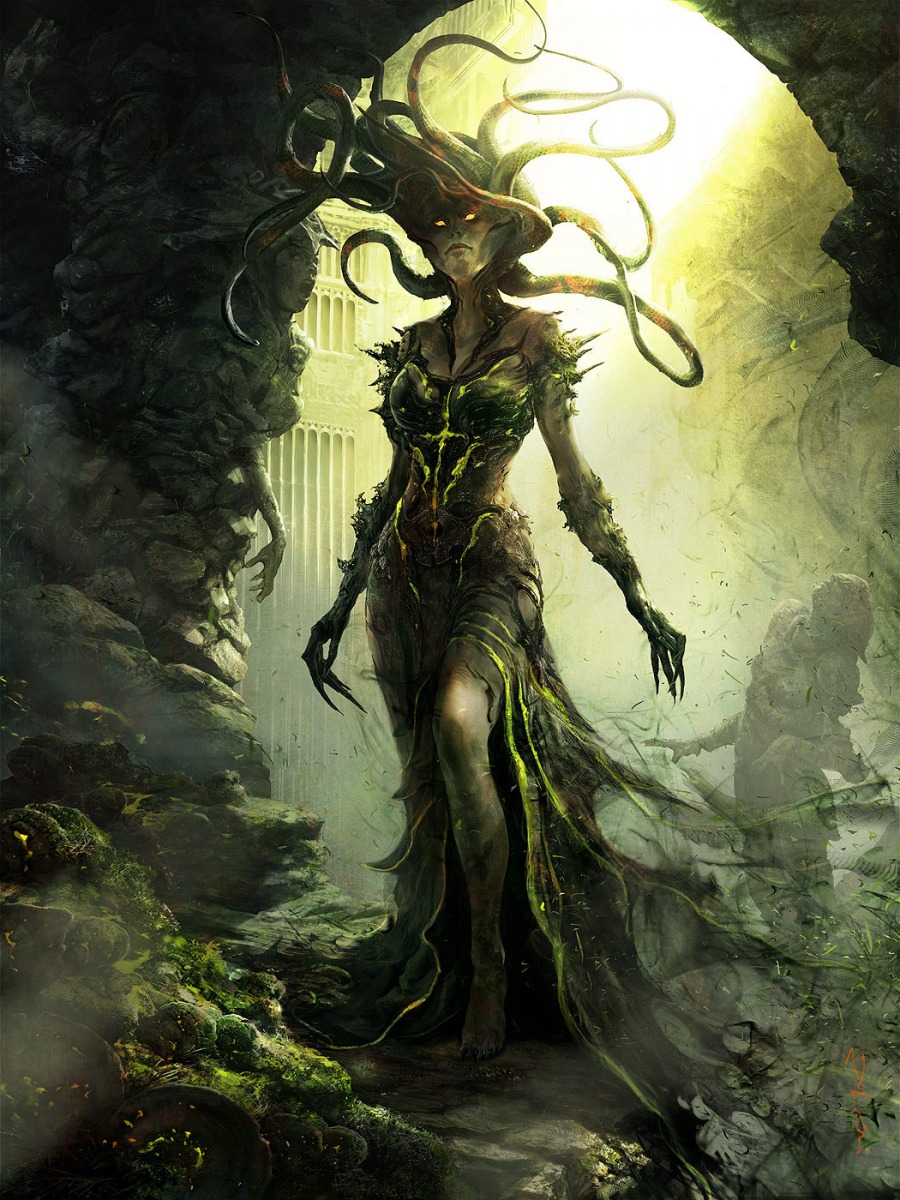 MTGNexus - Vraska the Unseen Art by Aleksi Briclot