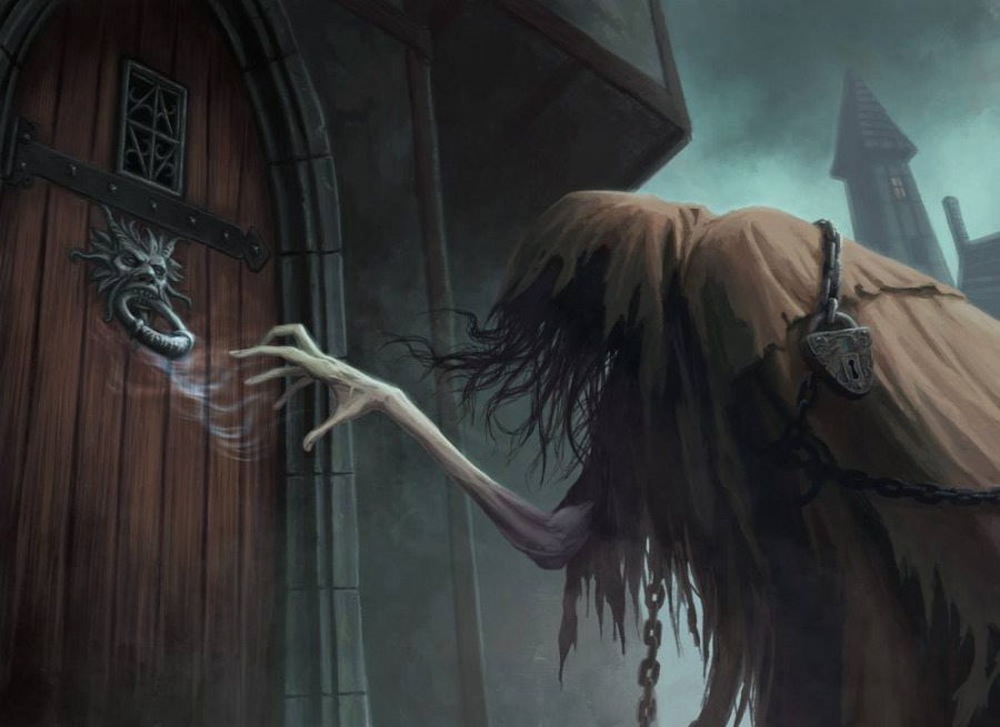 MTGNexus - Uninvited Geist Art by Dan Scott