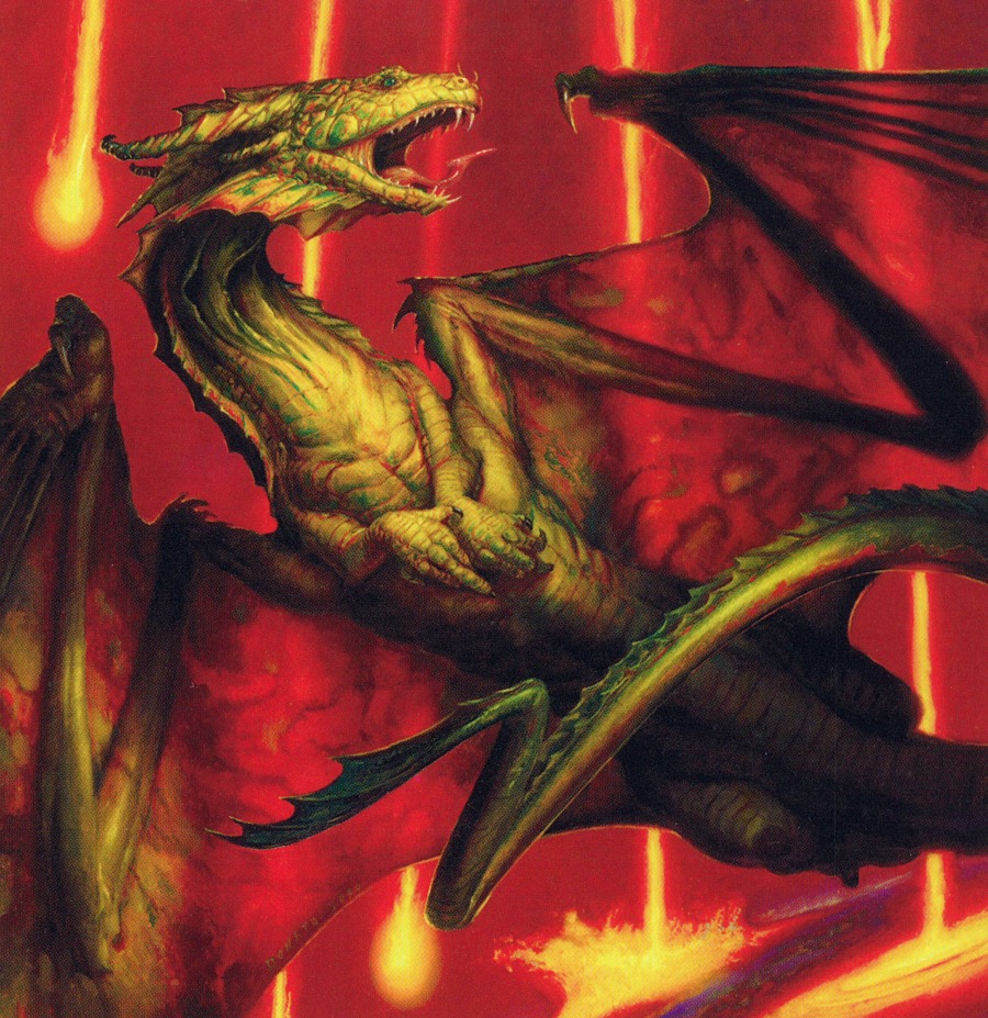 MTGNexus - Shivan Dragon Art by Donato Giancola