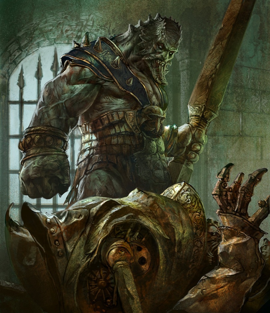 MTGNexus - Ogre token Art by Dave Kendall