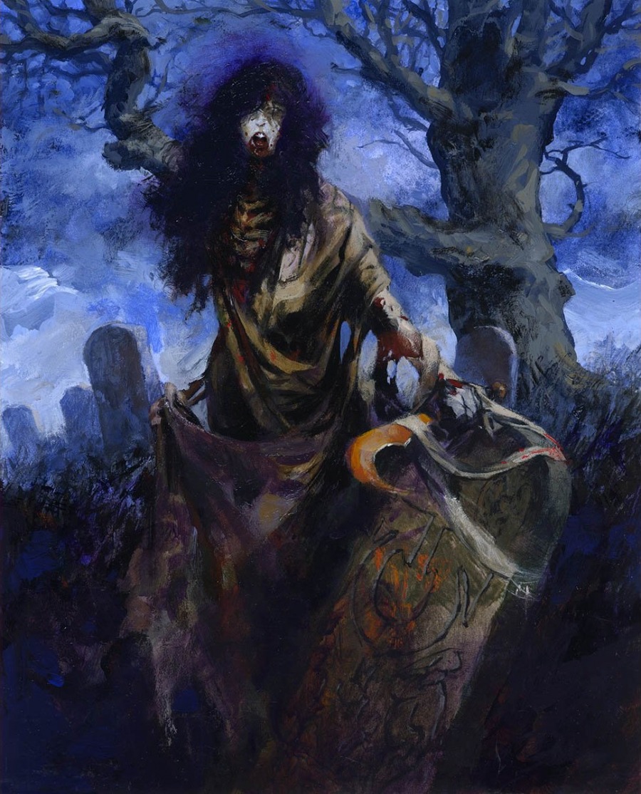 MTGNexus - Zombie token Art by Christopher Moeller