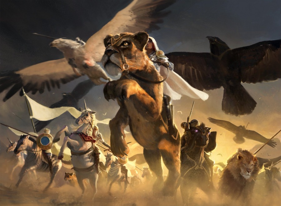 MTGNexus - Knights' Charge Art by Paul Scott Canavan