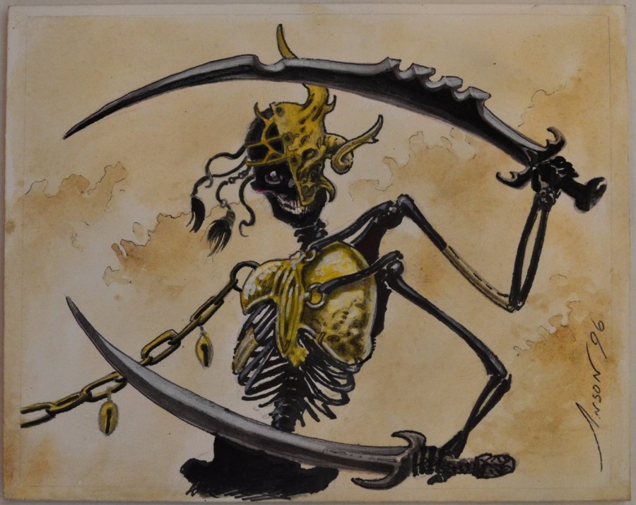 MTGNexus - Lim-Dûl's High Guard Art by Anson Maddocks