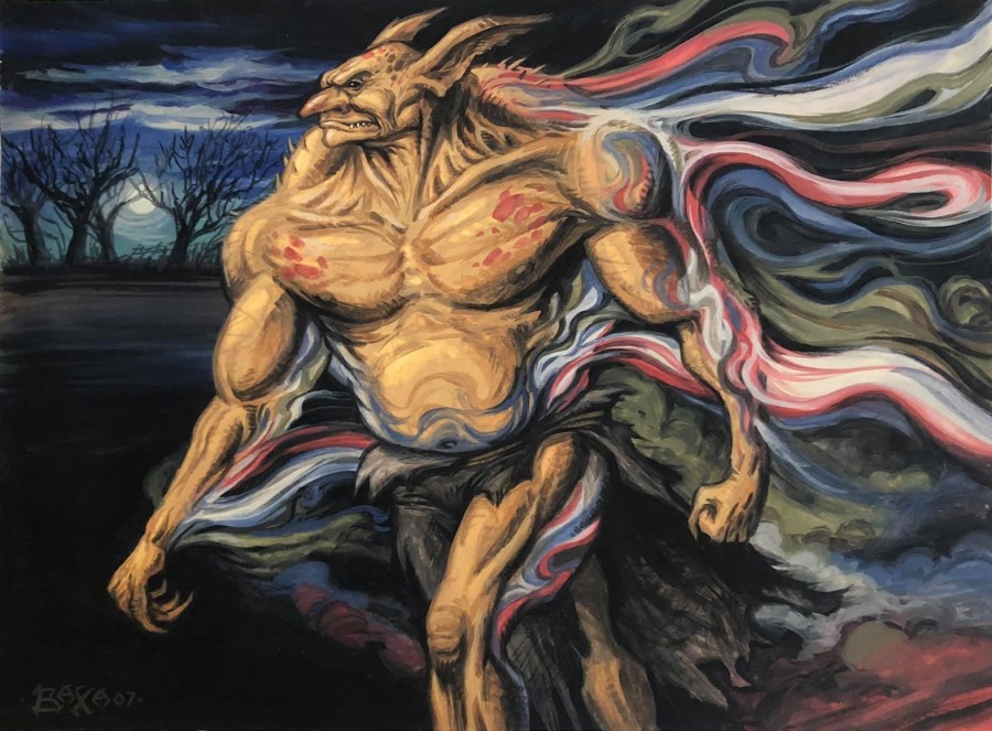 MTGNexus - Swirling Spriggan Art by Thomas M. Baxa