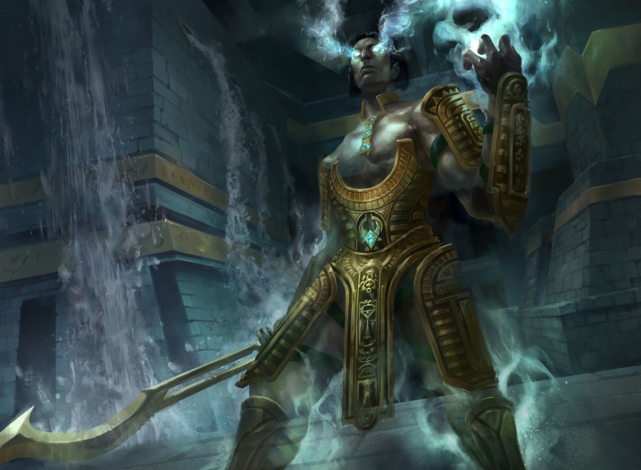 MTGNexus - Labyrinth Guardian Art by Yeong-Hao Han