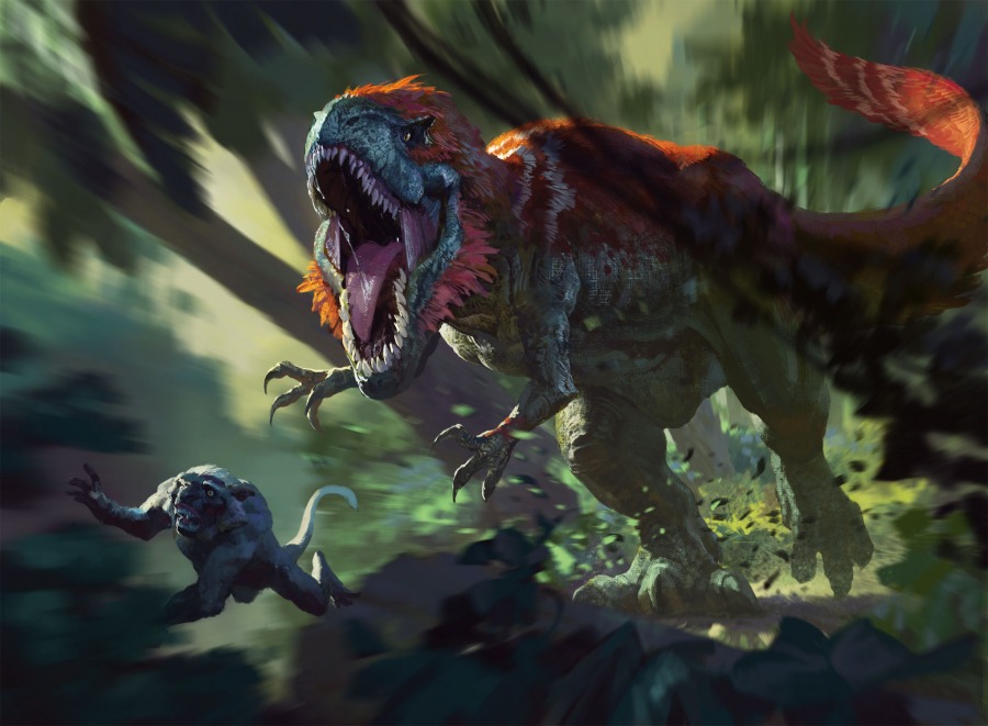 MTGNexus - Raging Regisaur Art by Bayard Wu
