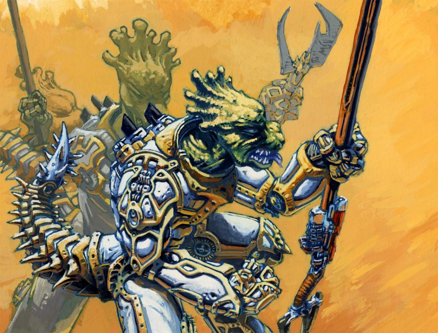 MTGNexus - Thran Weaponry Art by Anthony S. Waters
