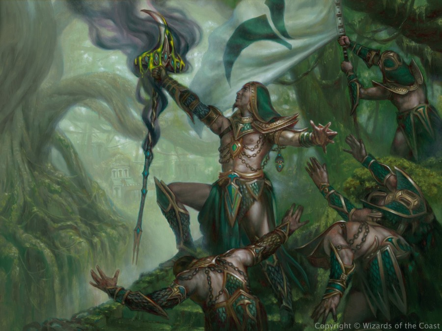 MTGNexus - Sultai Runemark Art by Volkan Baǵa