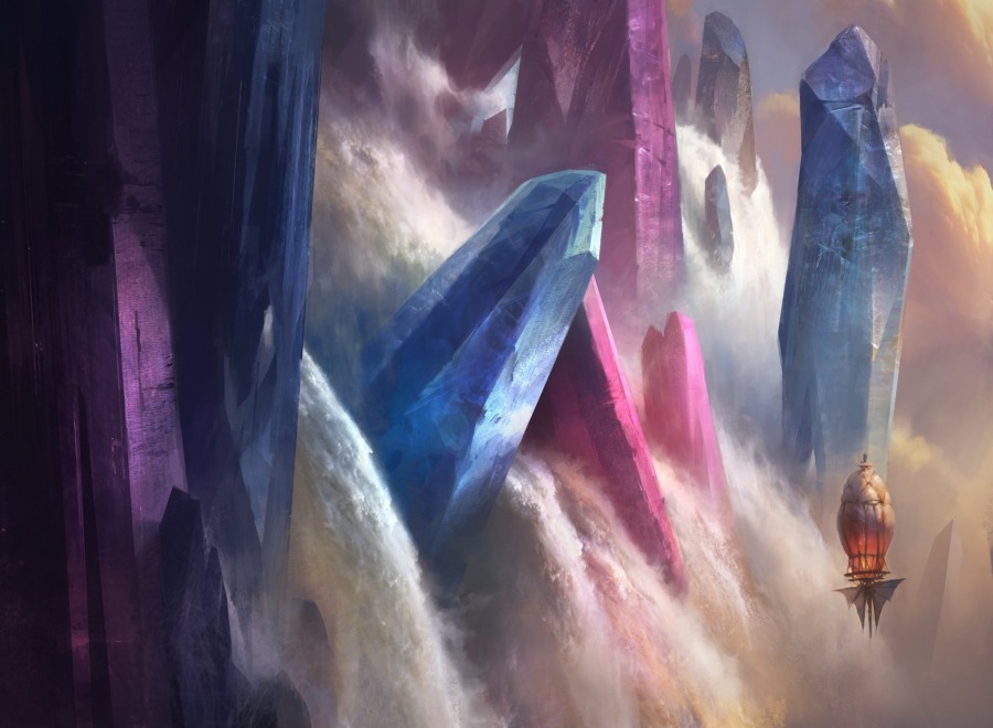 MTGNexus - Swiftwater Cliffs Art by Adam Paquette