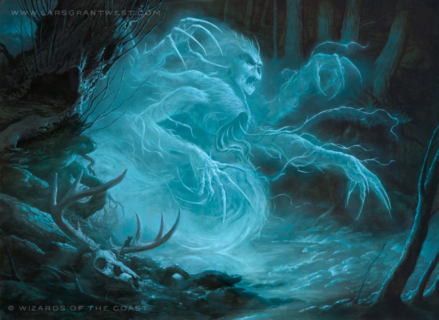 MTGNexus - Wildwood Geist Art by Lars Grant-West