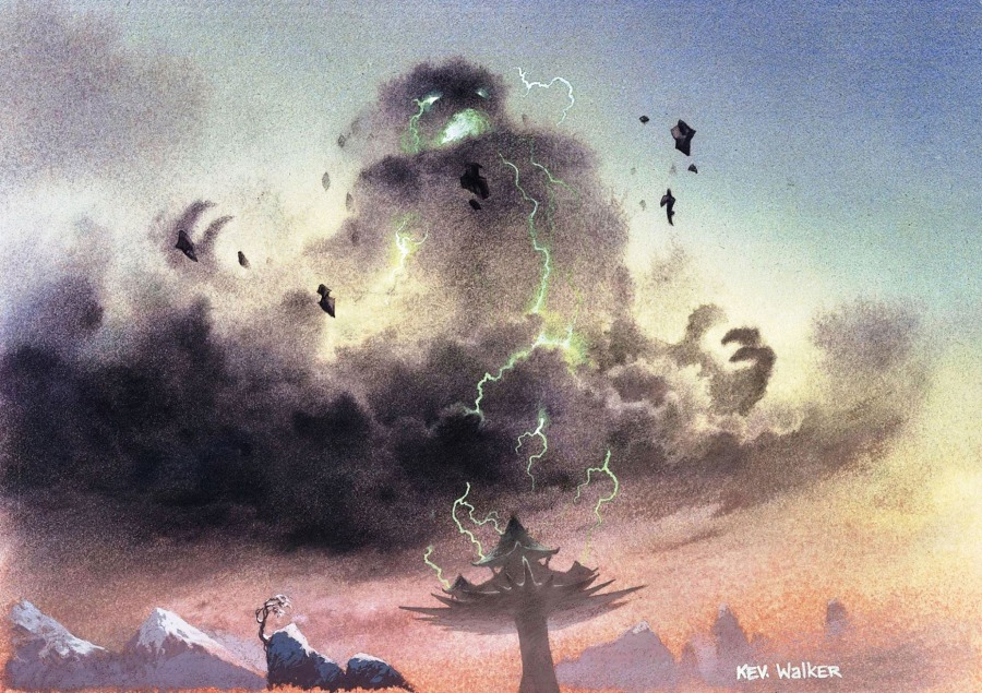 MTGNexus - Arashi, the Sky Asunder Art by Kev Walker