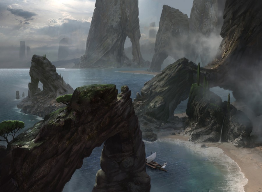 MTGNexus - Unknown Shores Art by Adam Paquette