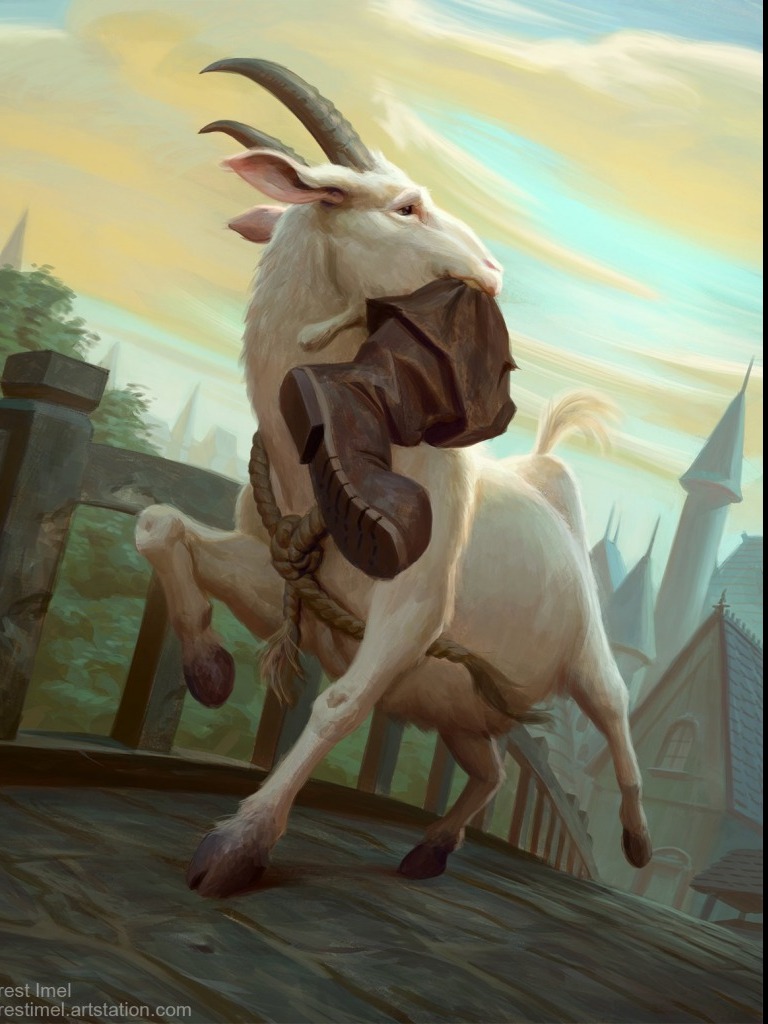 MTGNexus - Goat token Art by Forrest Imel