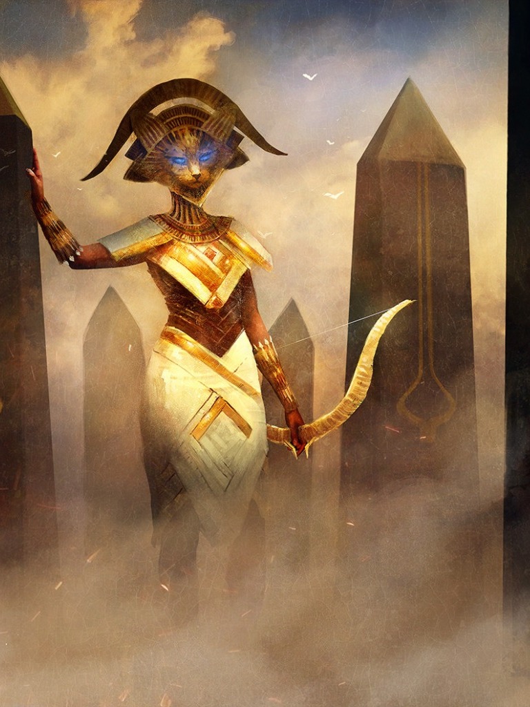 MTGNexus - Oketra the True Art by Bastien L. Deharme