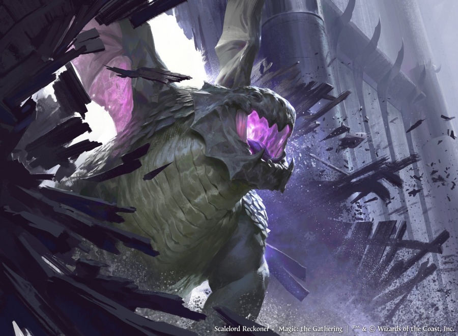 MTGNexus - Scalelord Reckoner Art by Even Amundsen