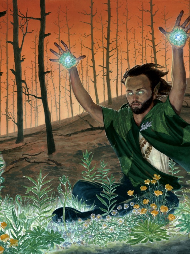 MTGNexus - Springbloom Druid Art by Randy Gallegos