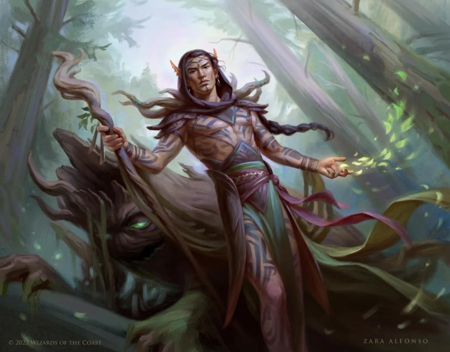 MTGNexus - Llanowar Loamspeaker Art by Zara Alfonso