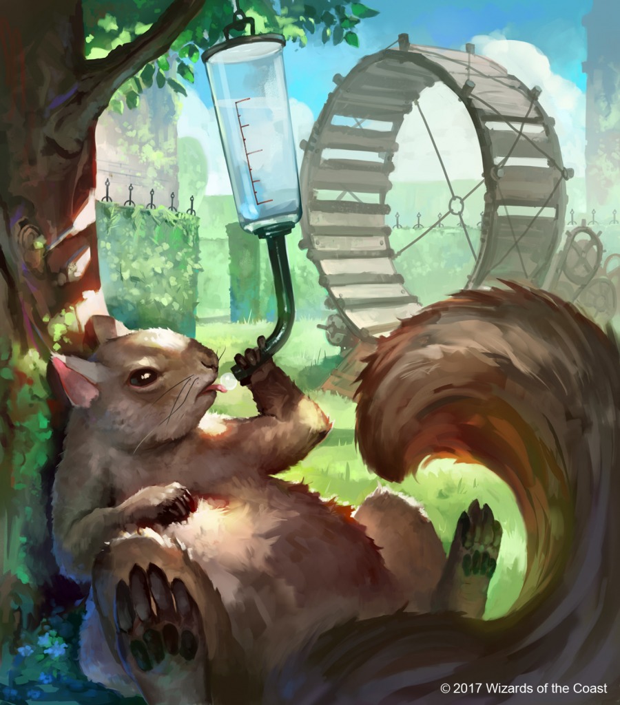 MTGNexus - Squirrel token Art by John Thacker