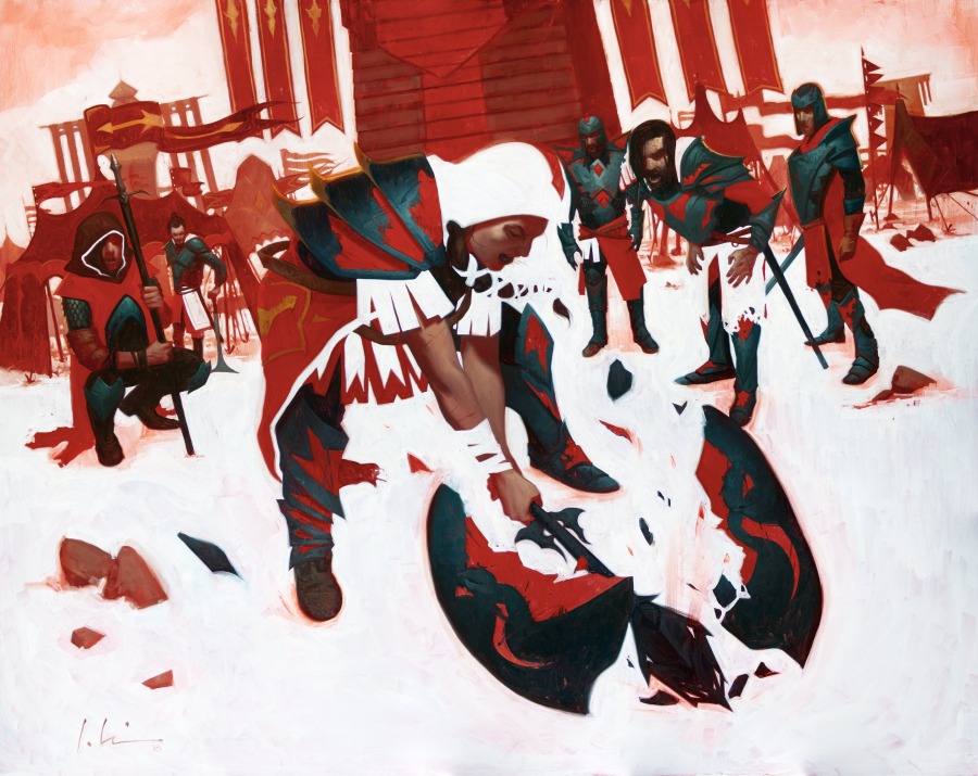 MTGNexus - Embereth Shieldbreaker Art by Randy Vargas