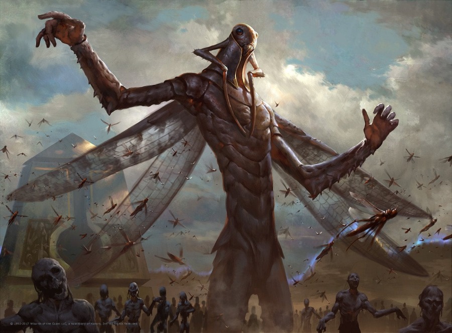 MTGNexus - The Locust God Art by Lius Lasahido