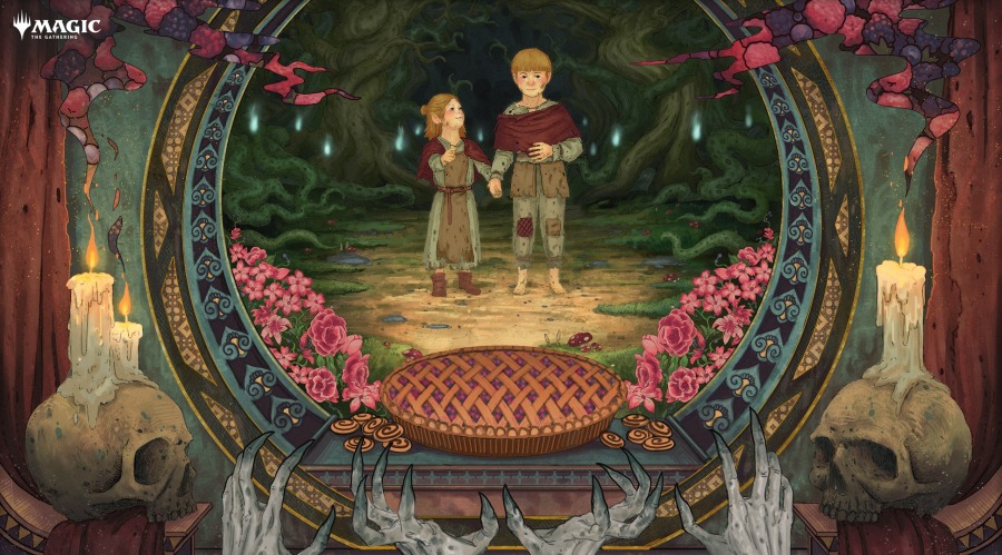 MTGNexus - Curious Pair Art by Josu Hernaiz