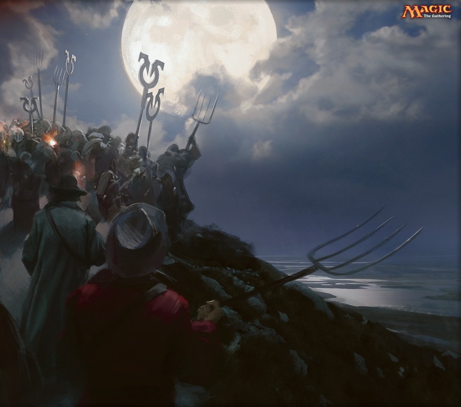 MTGNexus - Rally the Peasants Art by Jaime Jones