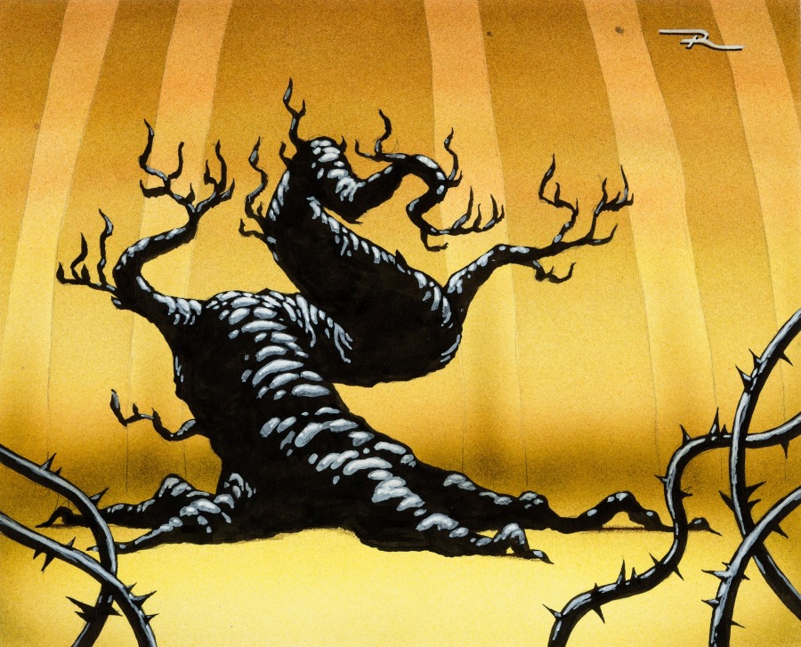 MTGNexus - Wrath of Marit Lage Art by Mike Raabe