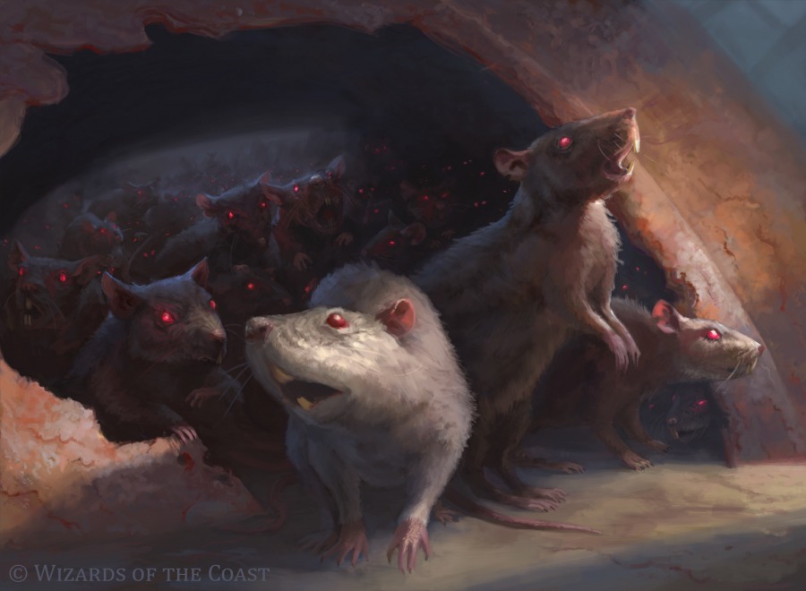 MTGNexus - Rat Colony Art by Suzanne Helmigh