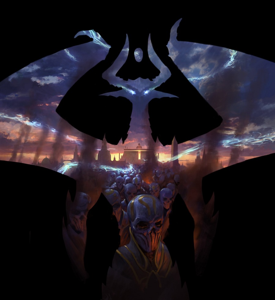 MTGNexus - Nicol Bolas, Dragon-God Art by Adam Paquette