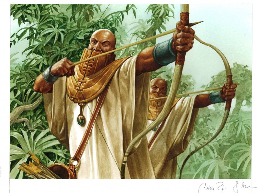 MTGNexus - Femeref Archers Art by Zoltan Boros & Gabor Szikszai