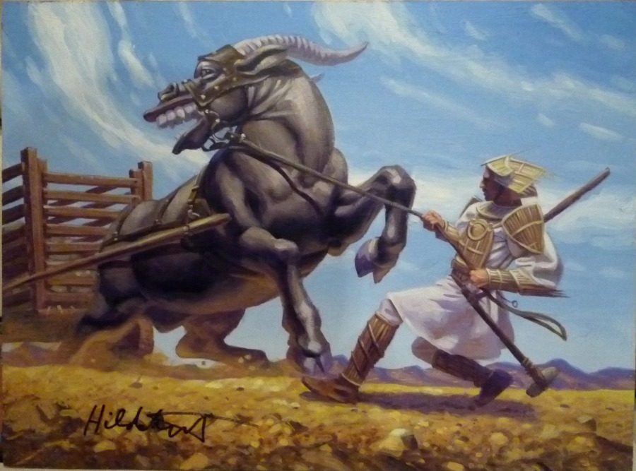 MTGNexus - Weathered Wayfarer Art by Greg Hildebrandt & Tim Hildebrandt