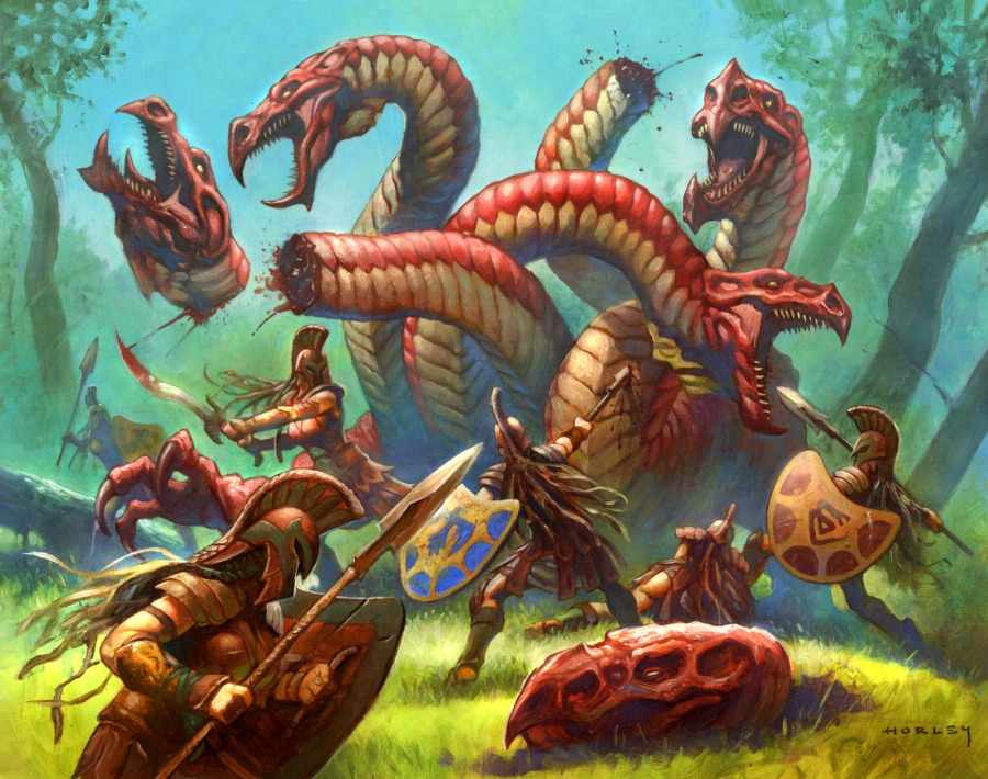 MTGNexus - Lifeblood Hydra Art by Alex Horley-Orlandelli