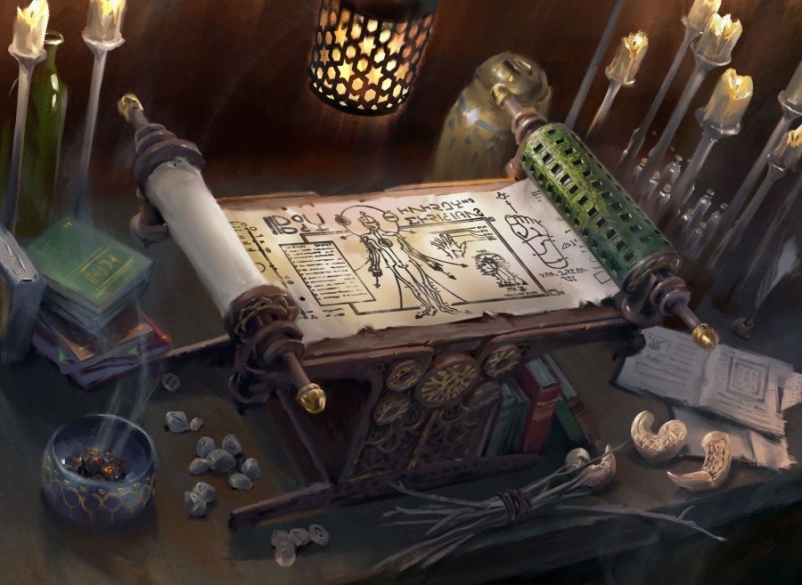 MTGNexus - Scroll of the Masters Art by Lake Hurwitz