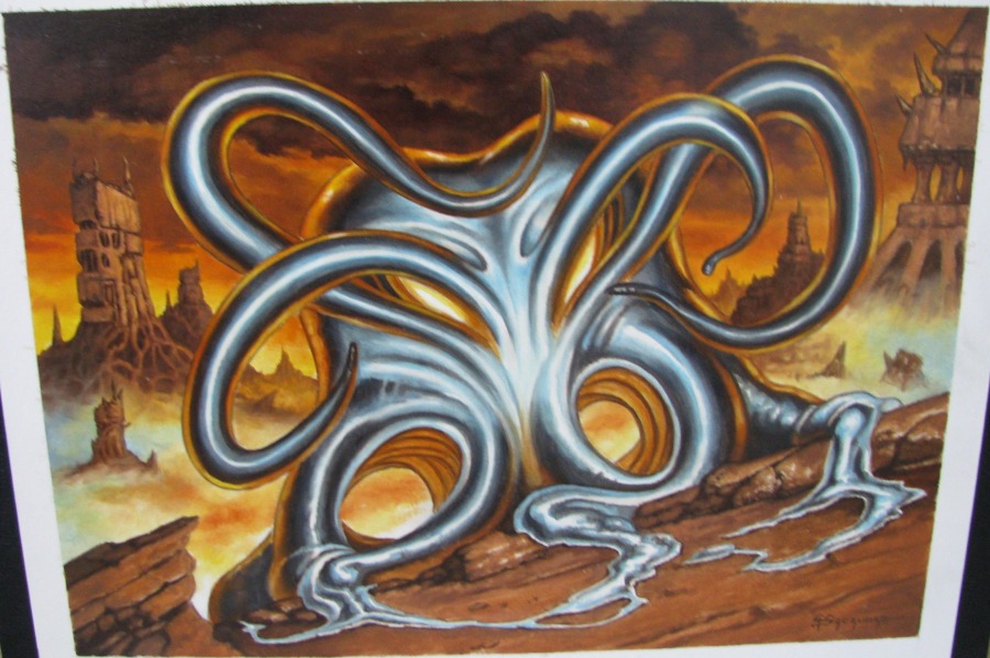 MTGNexus - Quicksilver Elemental Art by Tony Szczudlo