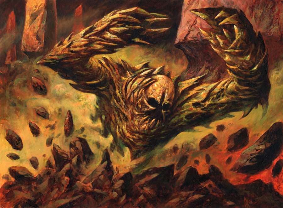 MTGNexus - Sulfur Elemental Art by Dave Kendall