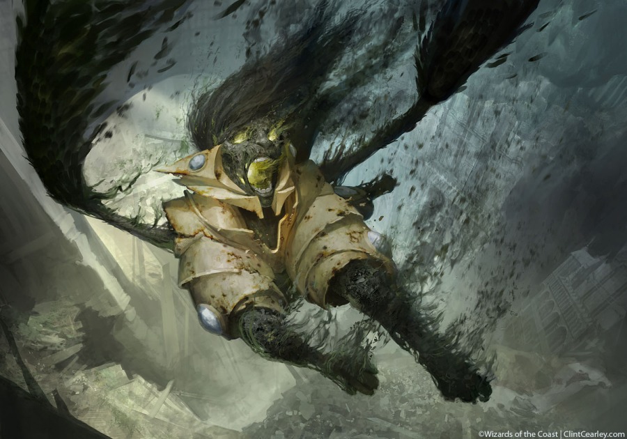 MTGNexus - Putrefy Art by Clint Cearley