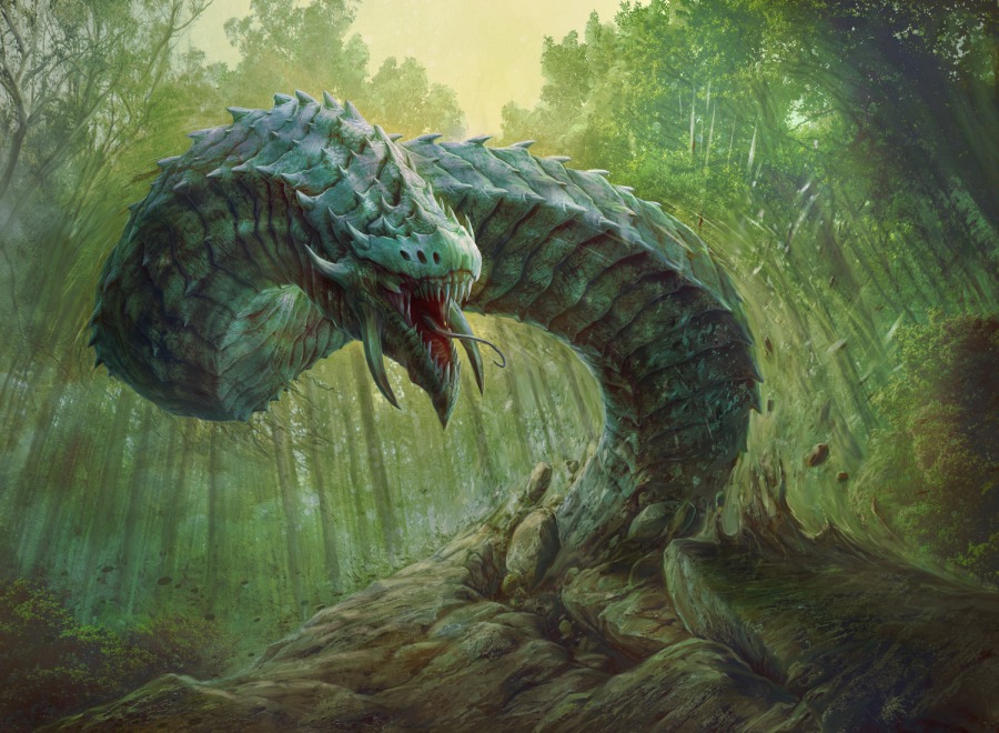 MTGNexus - Predatory Wurm Art by Jason A. Engle