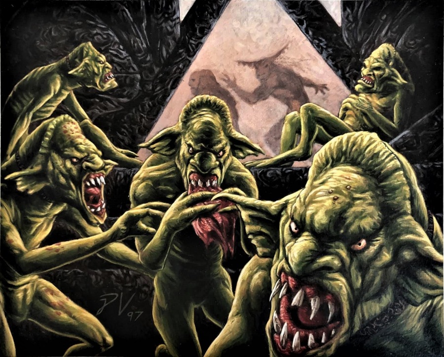 MTGNexus - Mogg Conscripts Art by Pete Venters