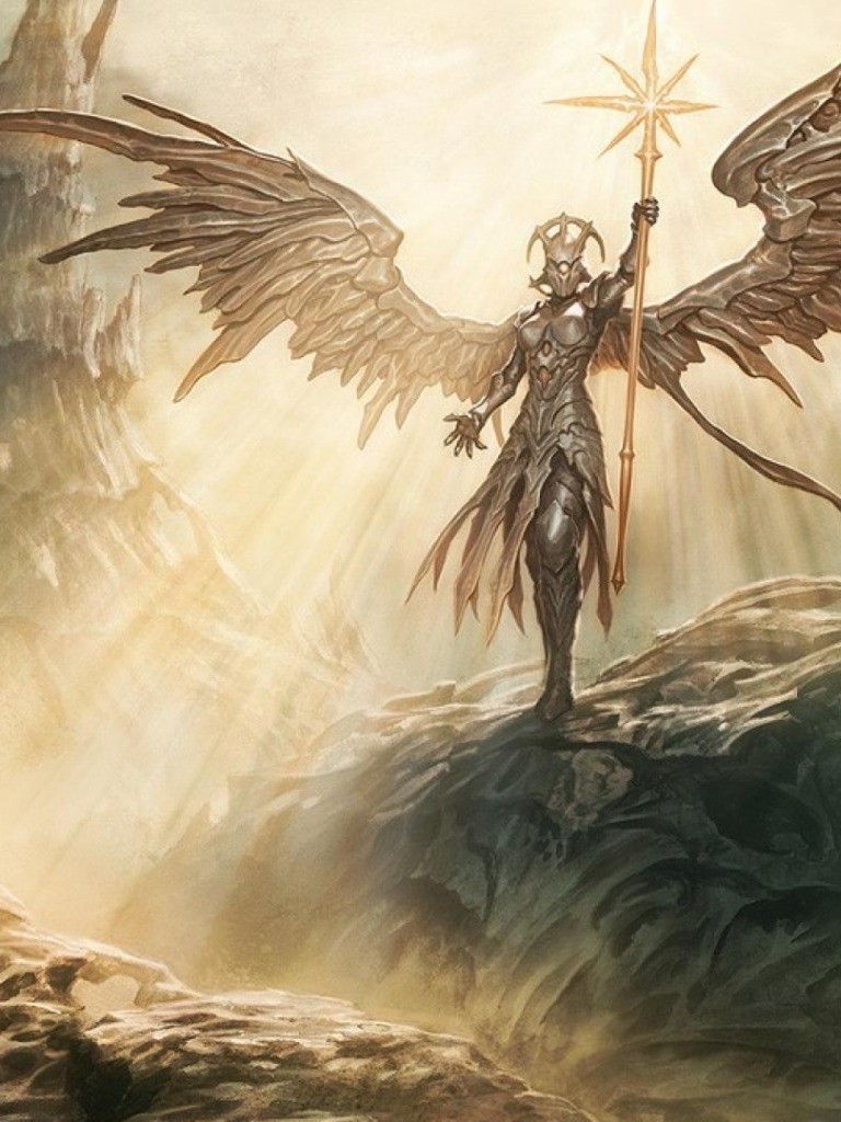 MTGNexus - Sunblast Angel Art by Jason Chan