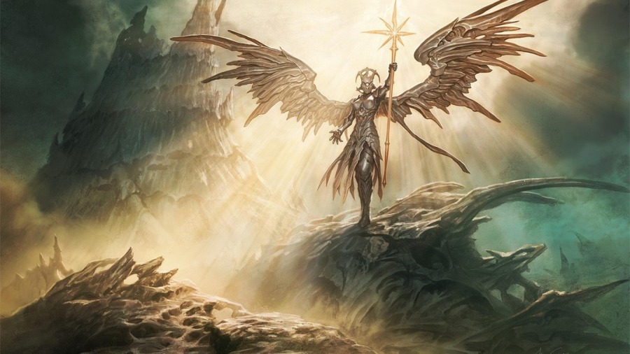 MTGNexus - Sunblast Angel Art by Jason Chan