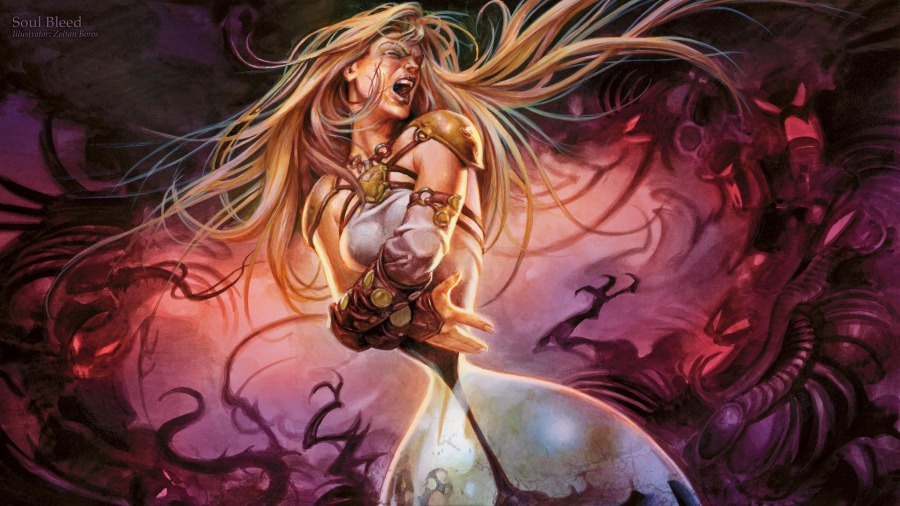 MTGNexus - Soul Bleed Art by Zoltan Boros & Gabor Szikszai
