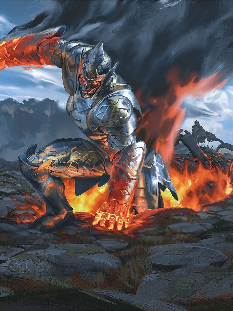 MTGNexus - Meteor Golem Art by Lake Hurwitz