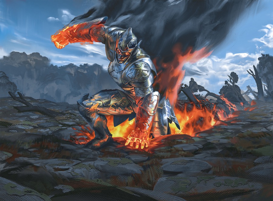 MTGNexus - Meteor Golem Art by Lake Hurwitz