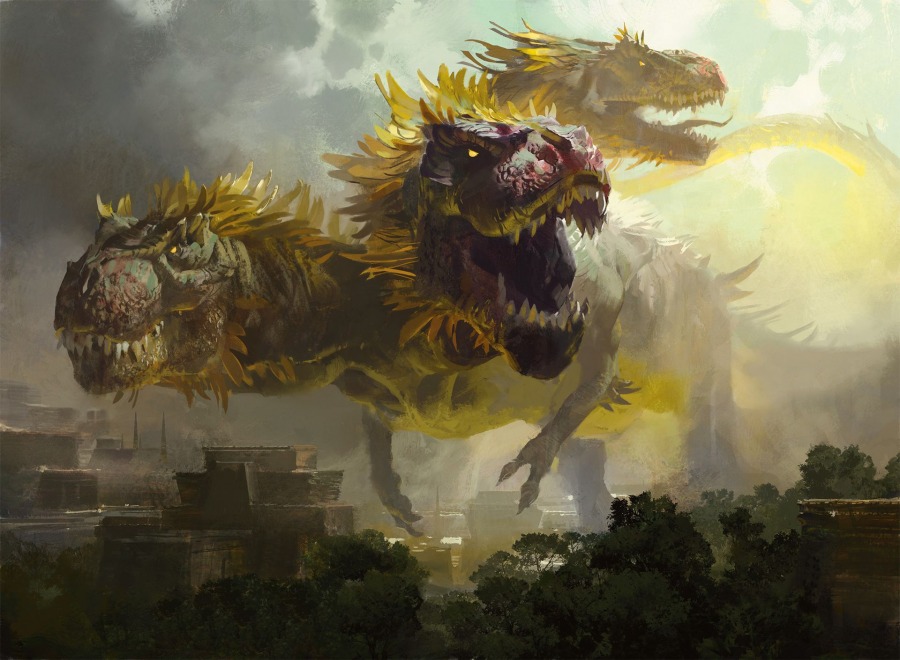 MTGNexus - Zacama, Primal Calamity Art by Jaime Jones