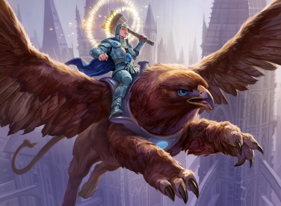 MTGNexus - Azorius Skyguard Art by Gabor Szikszai