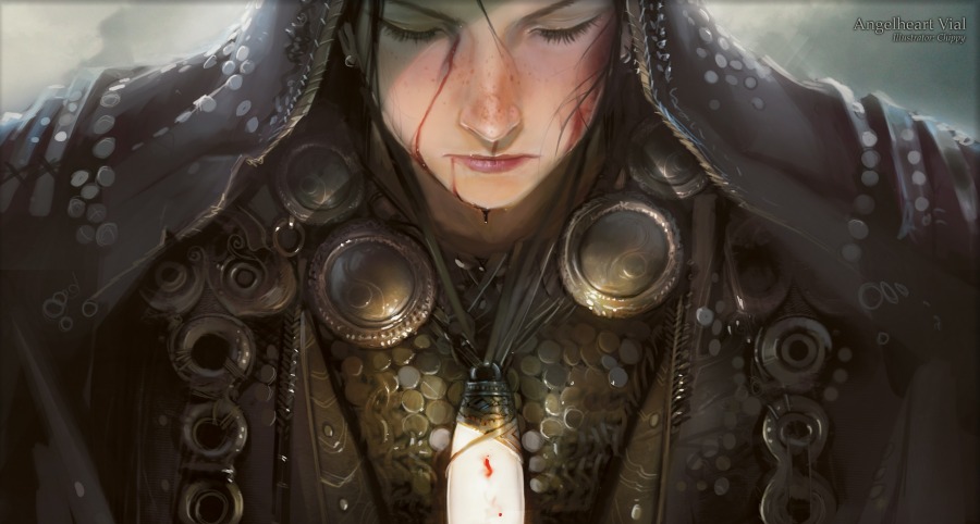 MTGNexus - Angelheart Vial Art by Chippy