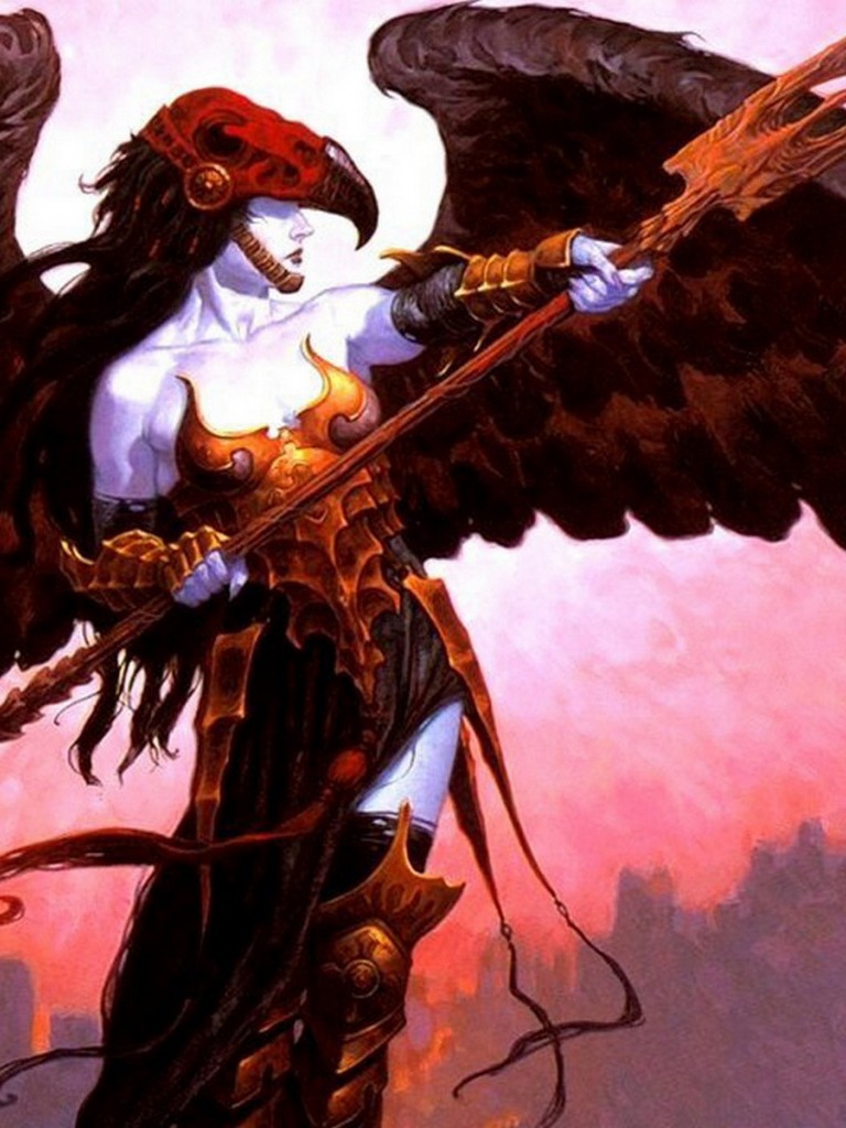 MTGNexus - Desolation Angel Art by Brom