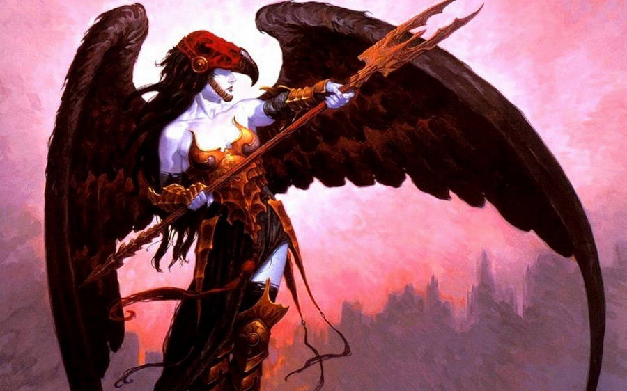 MTGNexus - Desolation Angel Art by Brom