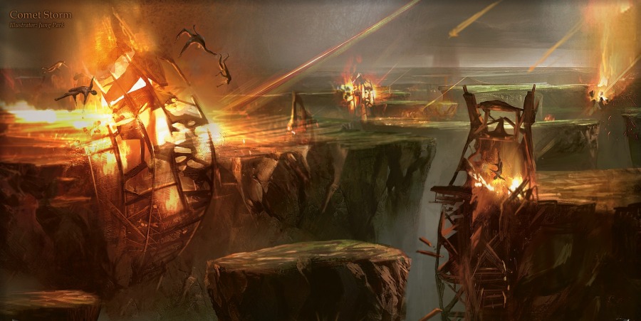 MTGNexus - Comet Storm Art by Jung Park